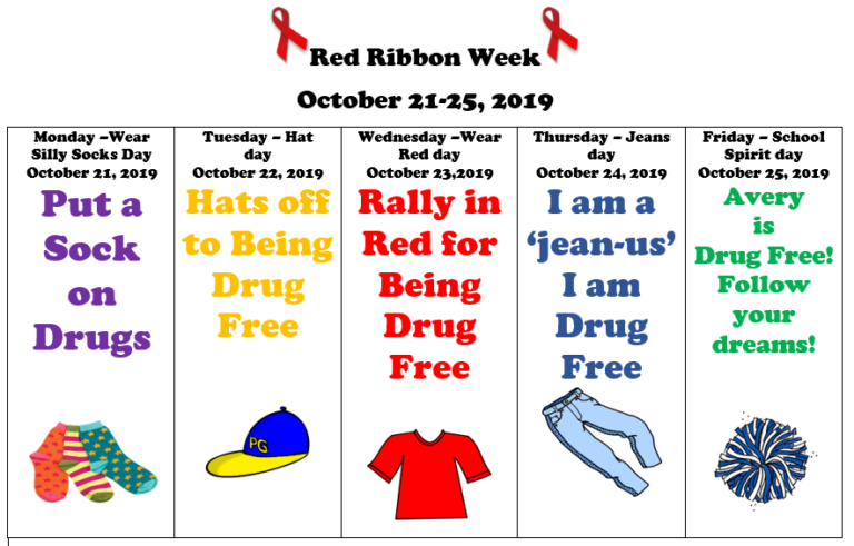 Red Ribbon Week – Avery PTA